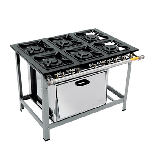Fogão industrial 6 bocas com forno para Restaurante